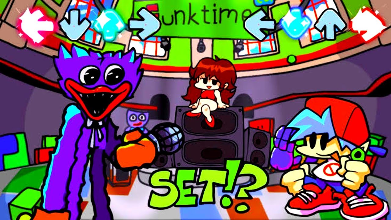 FUNKTIME NEW HUGGY : FNF (Internal Funk ) Pico Vs Evil 😈 - YouTube