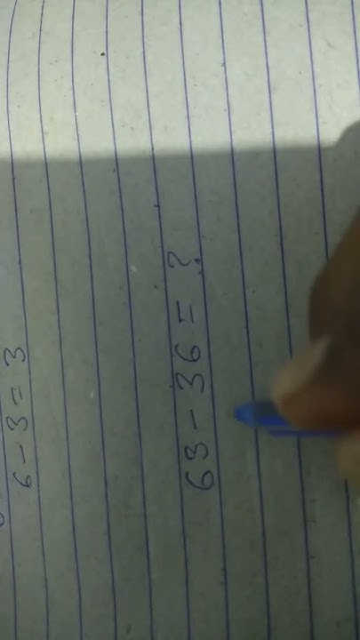 difference between two numbers when it's digit interchanged - YouTube