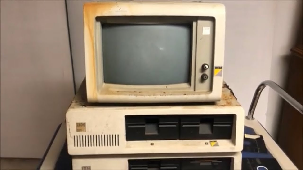 IBM 5151 computers barn find SAGA part1 overwiev and monitor ...