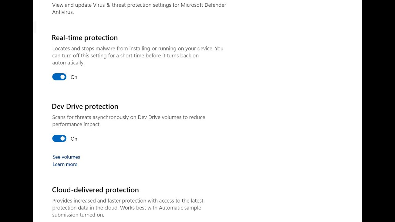 How to turn on/off dev drive protection in Windows 11 - YouTube