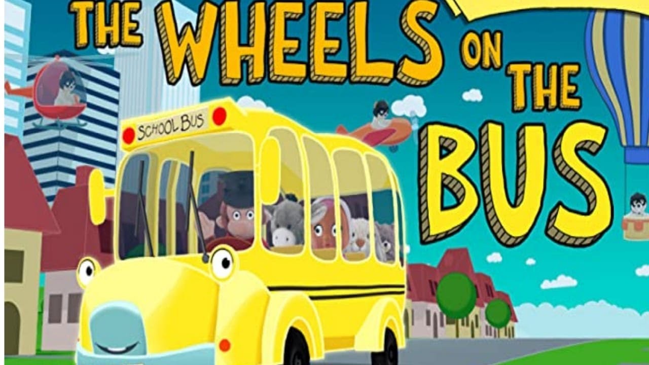 The Wheels On The Bus With Lyrics For Toddlers | The Wheels On The Bus ...