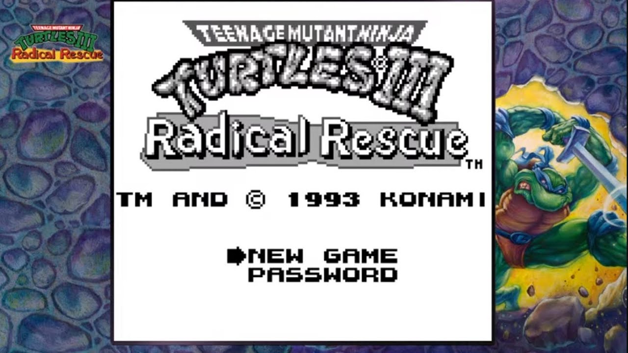 Teenage Mutant Ninja Turtles 3: Radical Rescue-GB (1st Play) - YouTube