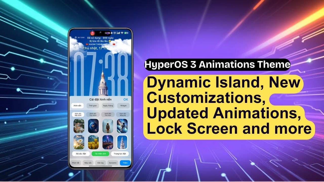 HyperOS 3 Dynamic Island, Lock Screen Customizations, New Animations ...