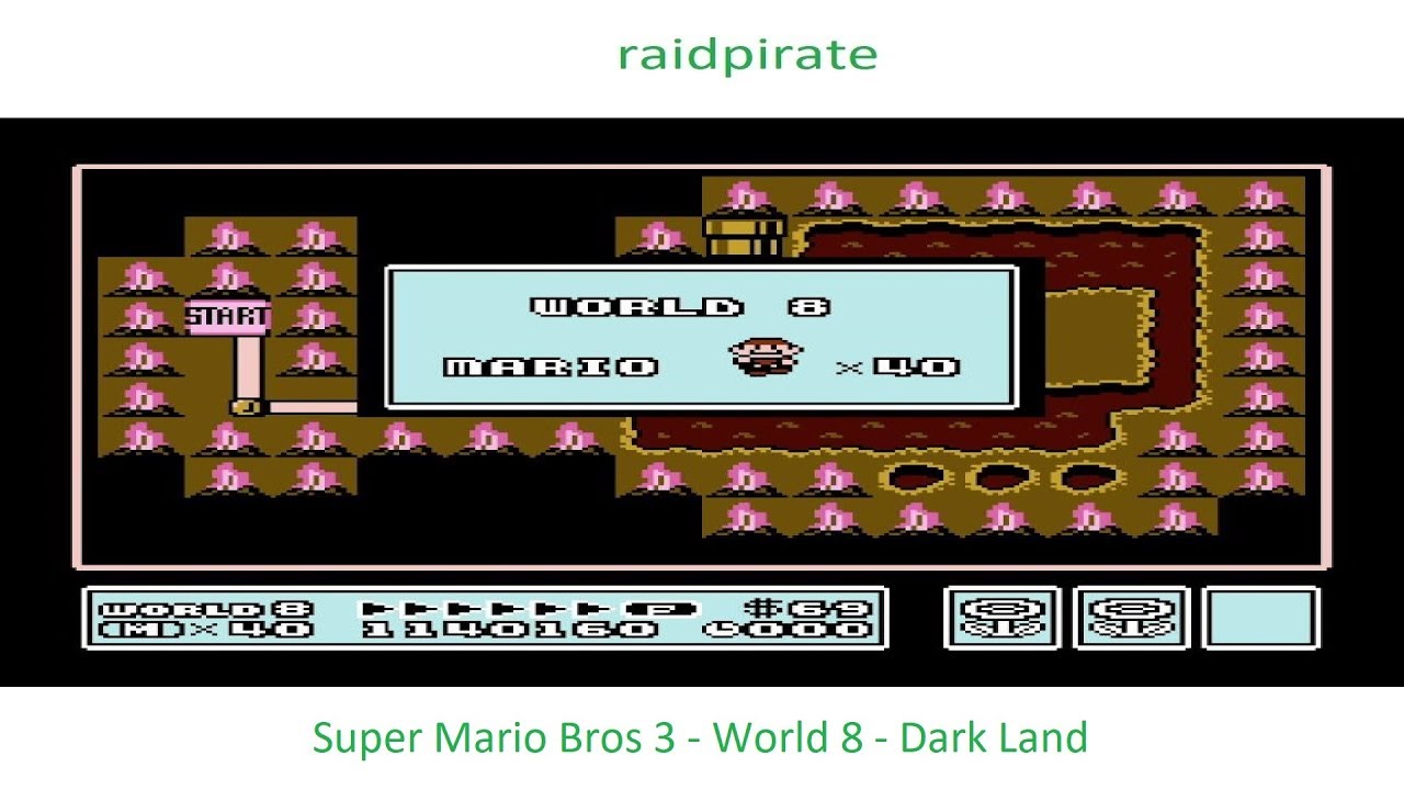Super Mario Bros 3 - World 8 - Dark Land - YouTube