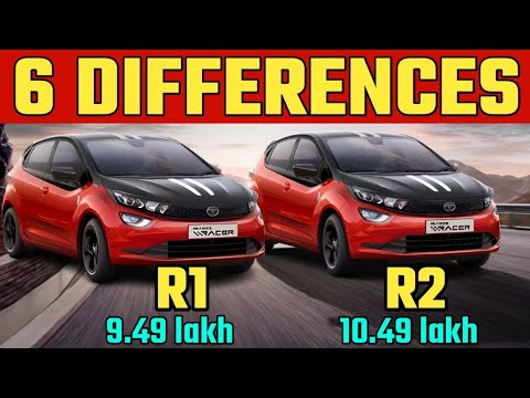 Tata Altroz Racer BASE Model R1 vs MID Model R2 Comparison|Altroz Racer ...