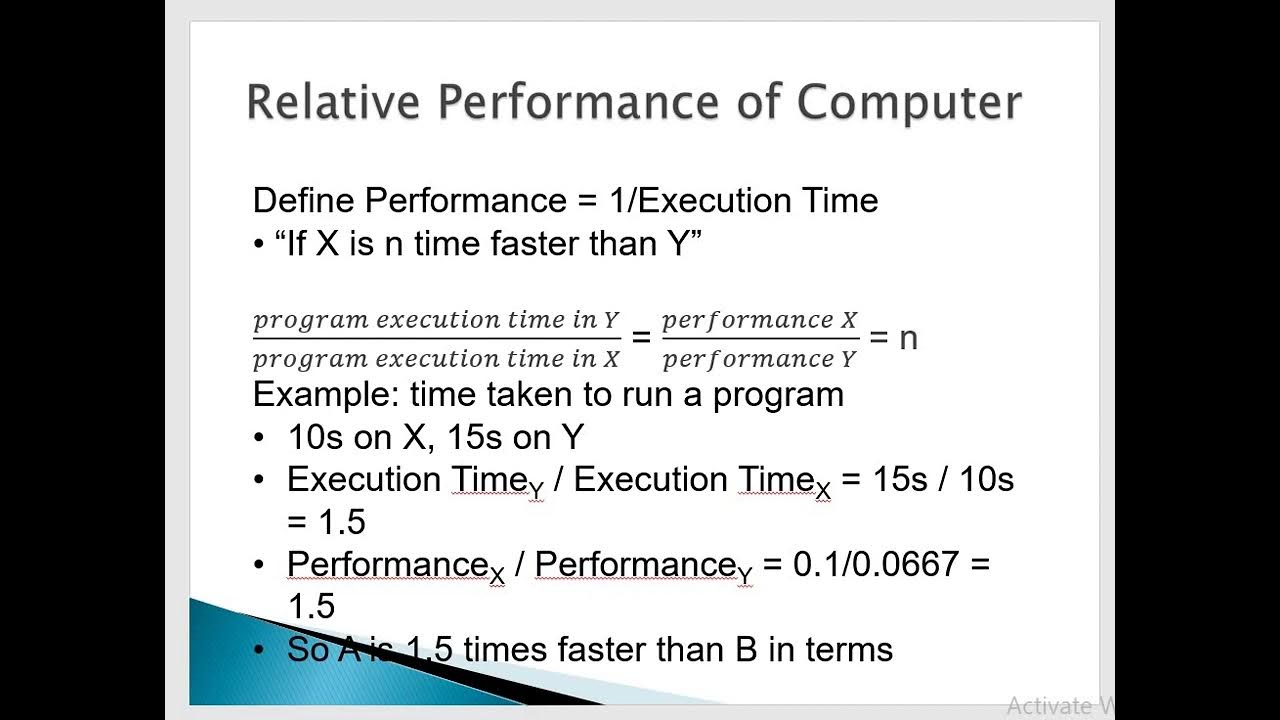 Performance Measurements | Computer Architecture UEC509 - YouTube