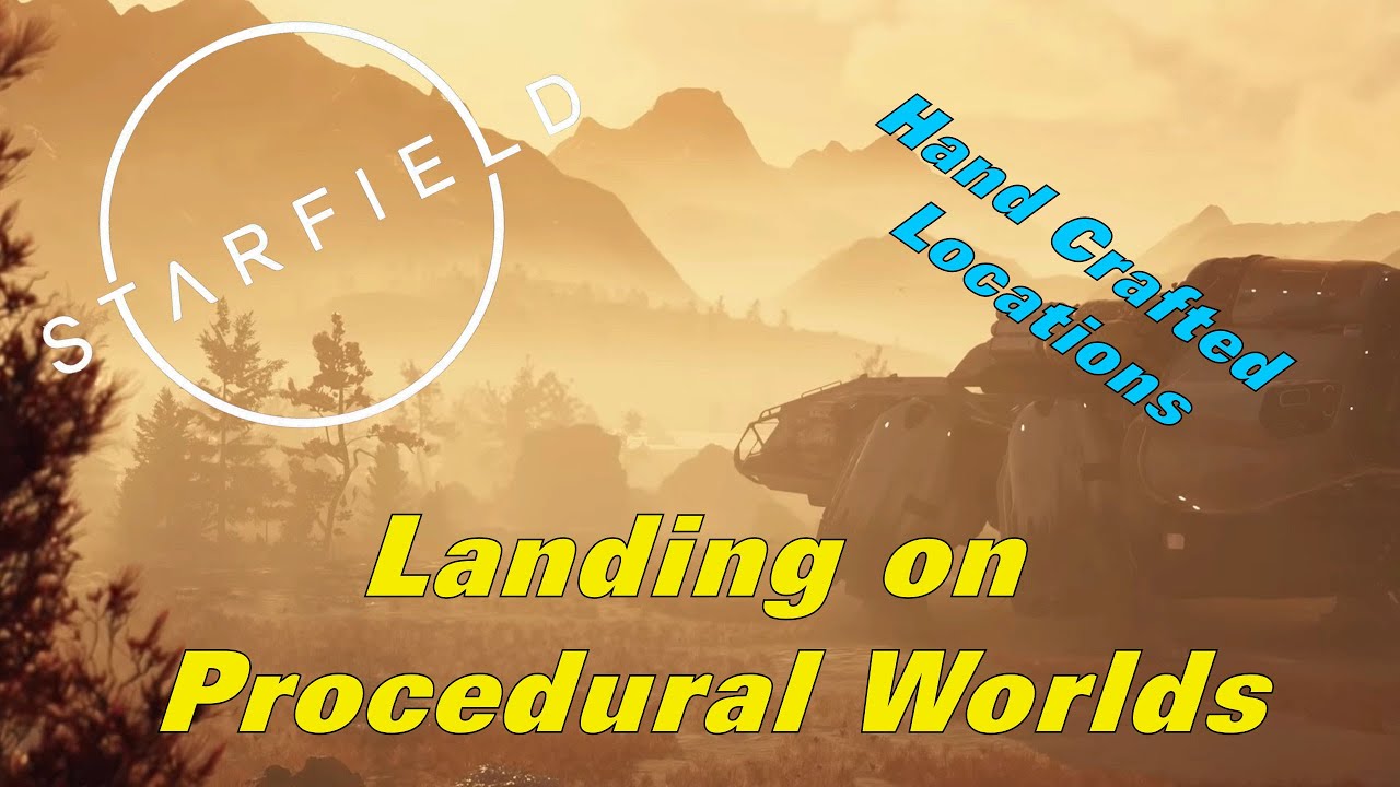 Starfield Landing on Procedural Worlds - YouTube