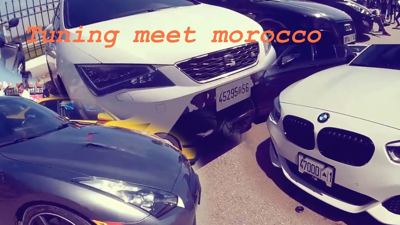 TUNING MEET AHSA Morocco Casablanca لقى سيارات معادلة - YouTube