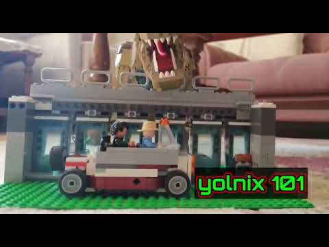 T rex enclosure moc: Jurassic Park - YouTube