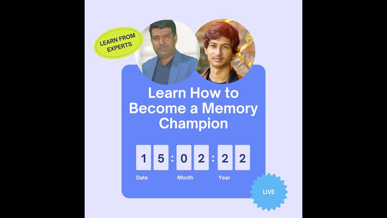 Learn How to Become a Memory Champion With Vishvaa Rajakumar - YouTube