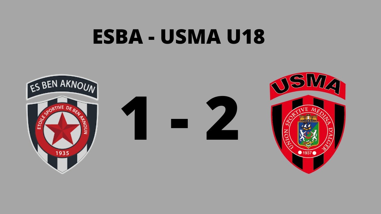 ESBA - USMA U18 - YouTube