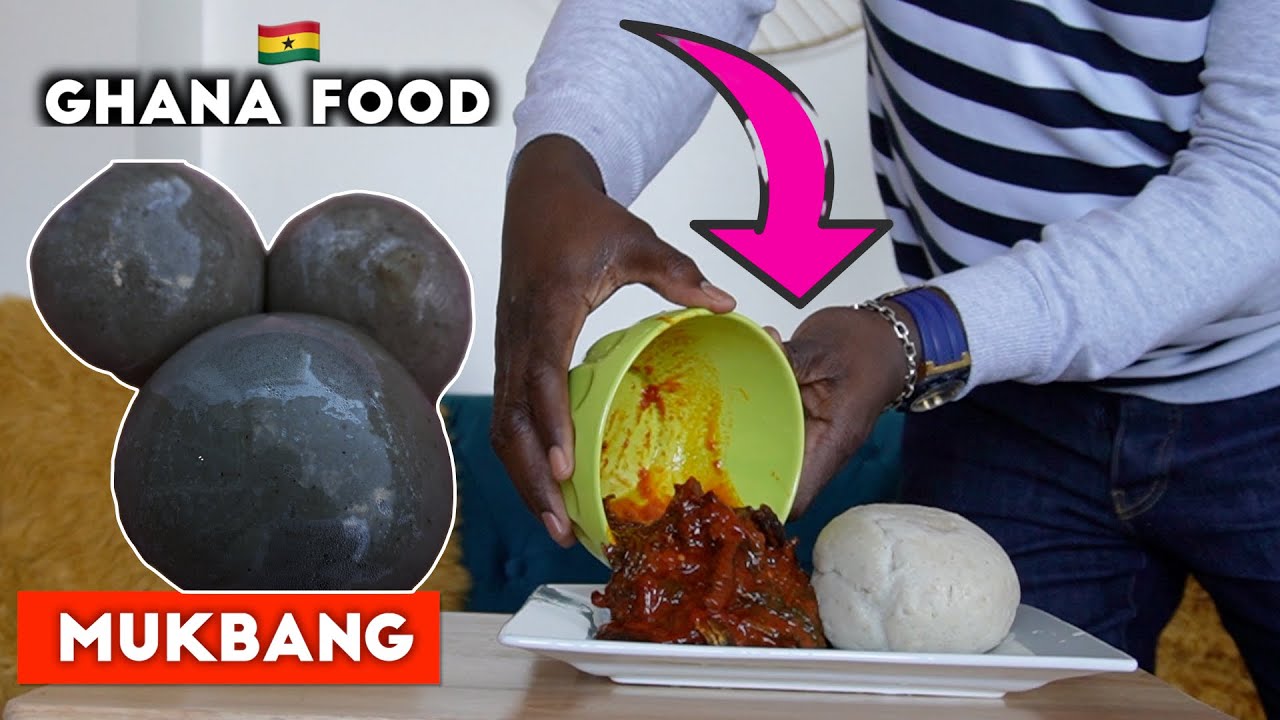 COOKING THE BEST GHANA FOOD |Akple | Ewe Food | Volta Region Food ...