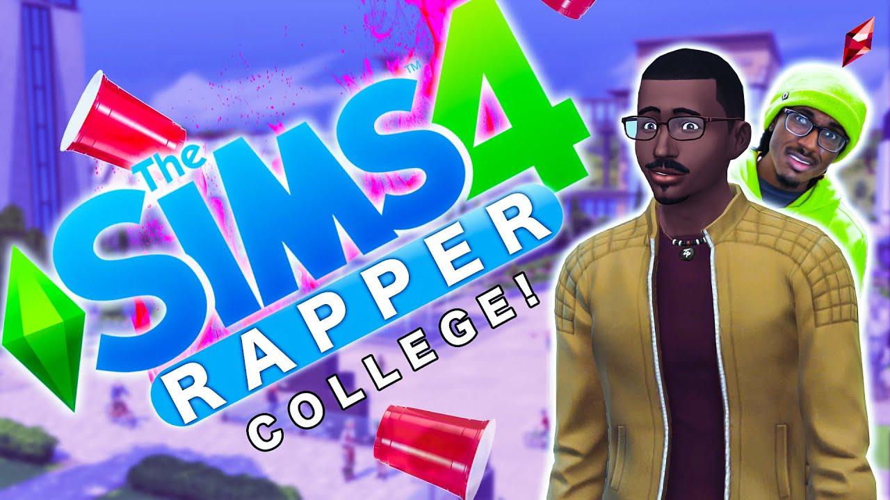 How I Became A Famous Rapper In The Sims 4 | Ep. 3 [College] - YouTube