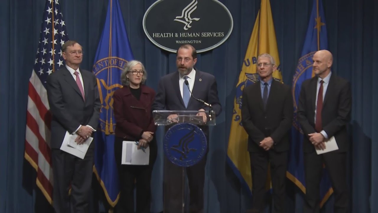 HHS, CDC officials provide update on U.S. response to COVID-19 - YouTube