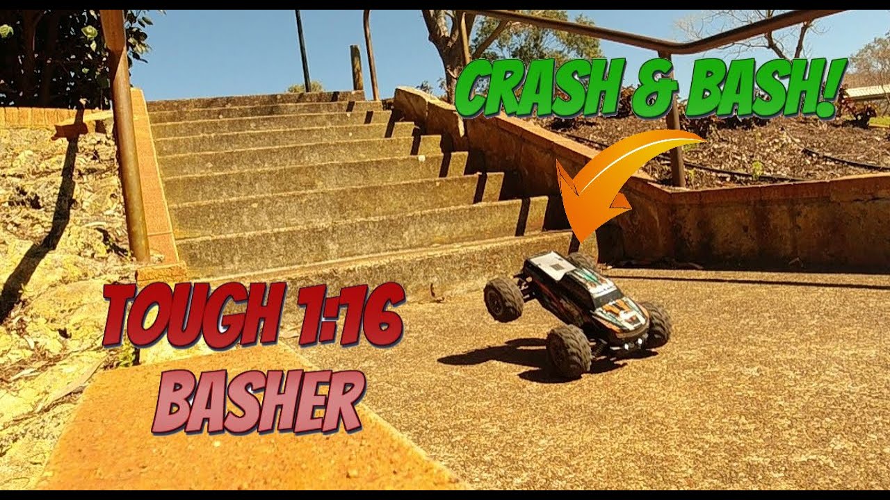 ☑️TOUGH 1:16 Scale Basher | Crash & Bash Test - YouTube