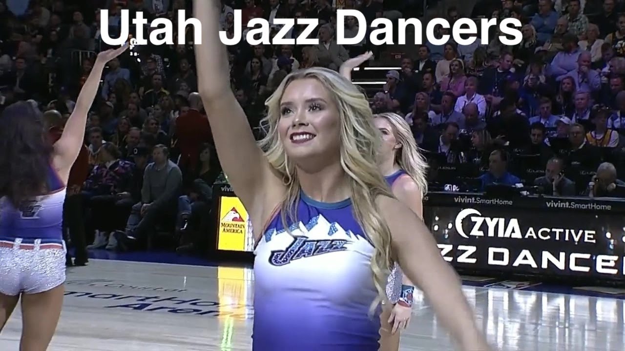 Utah Jazz Dancers - NBA Dancers - 1/27/2020 dance performance -- Jazz ...