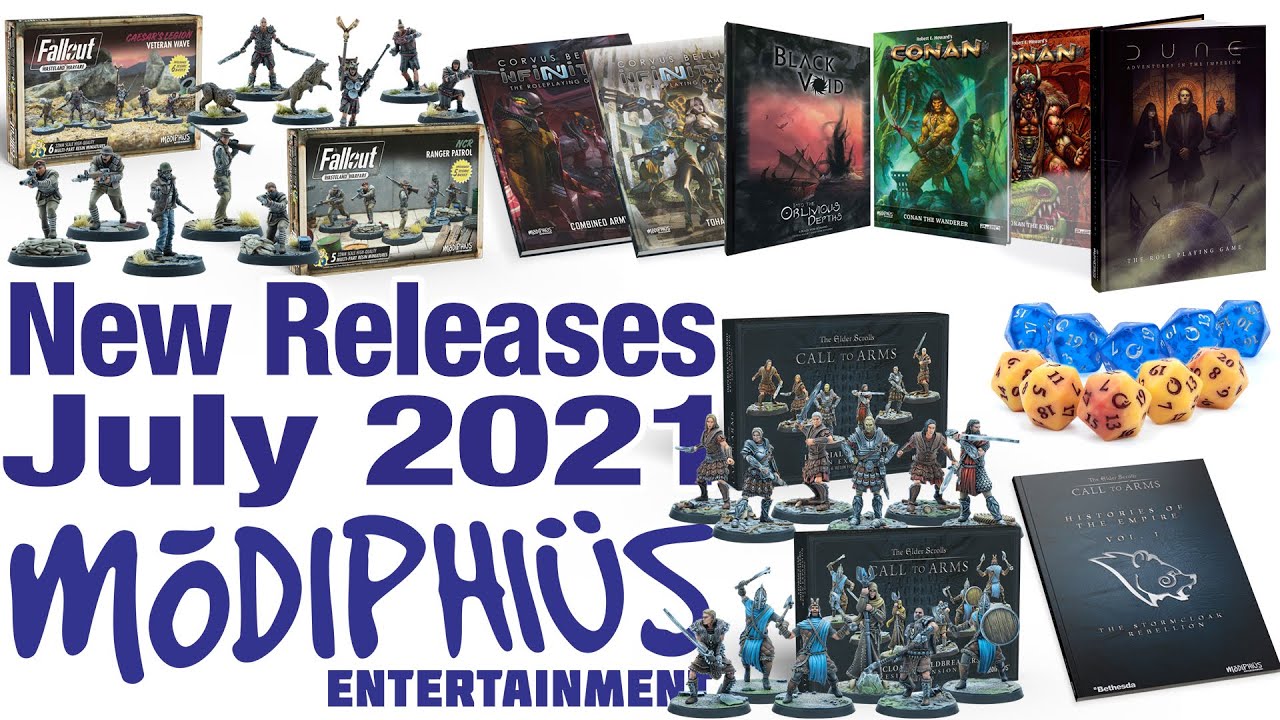 Modiphius New Releases - July 2021 - YouTube