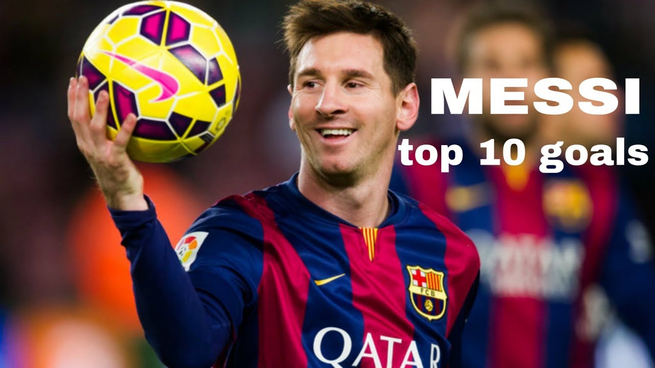 Lionel Messi top 10 goals in his career - YouTube