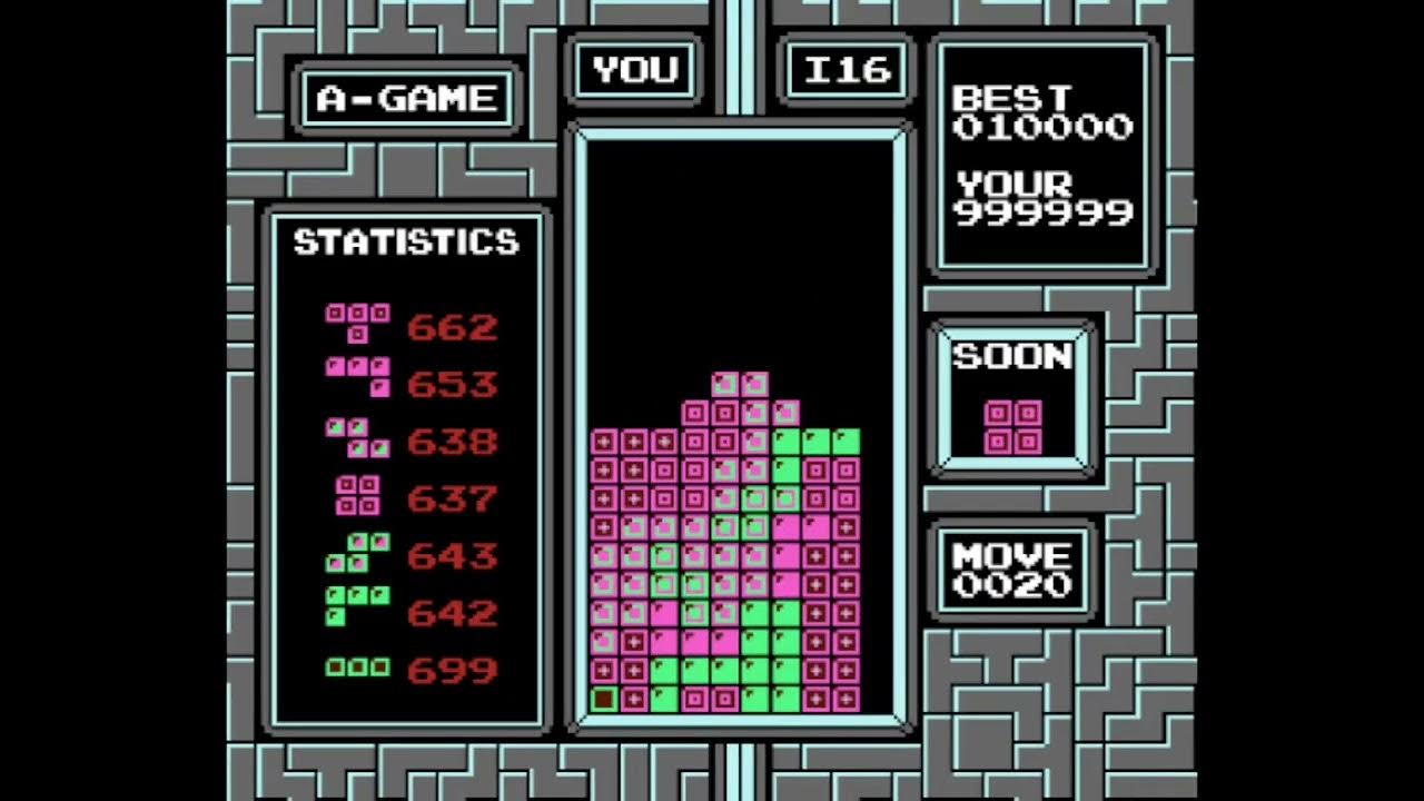 Tetris Excel v2 TAS all 255 levels with modded DAS - YouTube