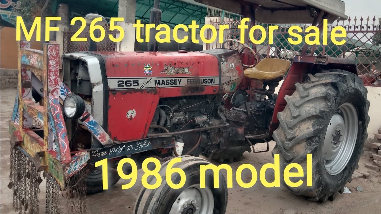 MF Tractor 265 for sale 1986 model Massey Ferguson##@@ - YouTube
