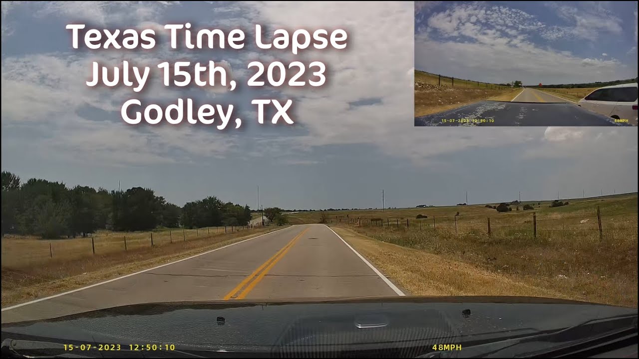 [Texas Drive] Time-Lapse: Pretty sky to Godley, TX - YouTube