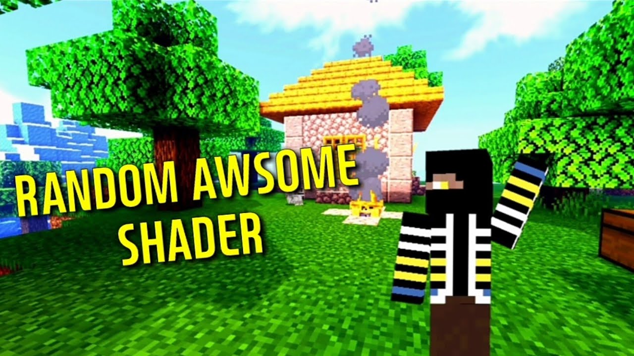 Minecraft: Playing Minecraft with a Random shader - YouTube
