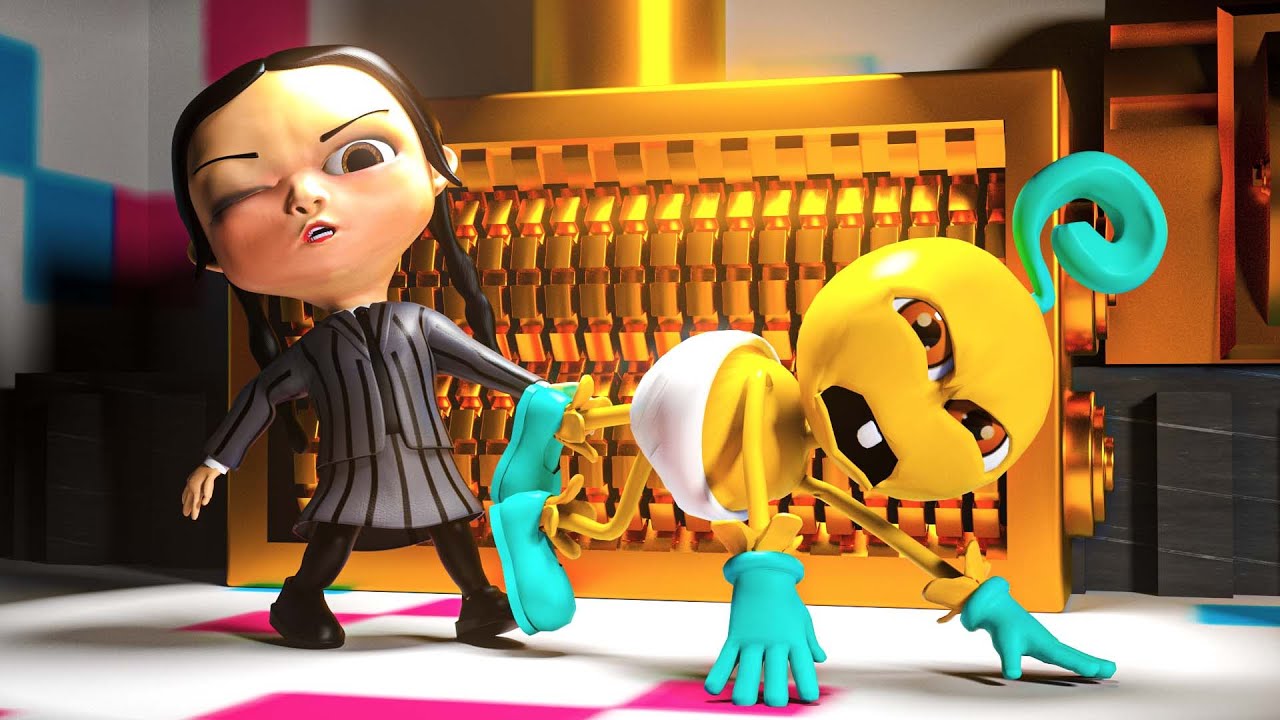 SIGMA WEDNESDAY vs Baby Long Legs || Poppy Playtime Chapter 2 Animation ...