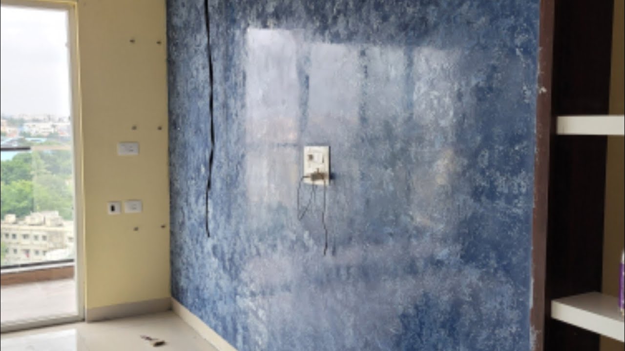 NEW MARBLE TEXTURE PAINTING design TextureWala//marble wall BEDROOM ...