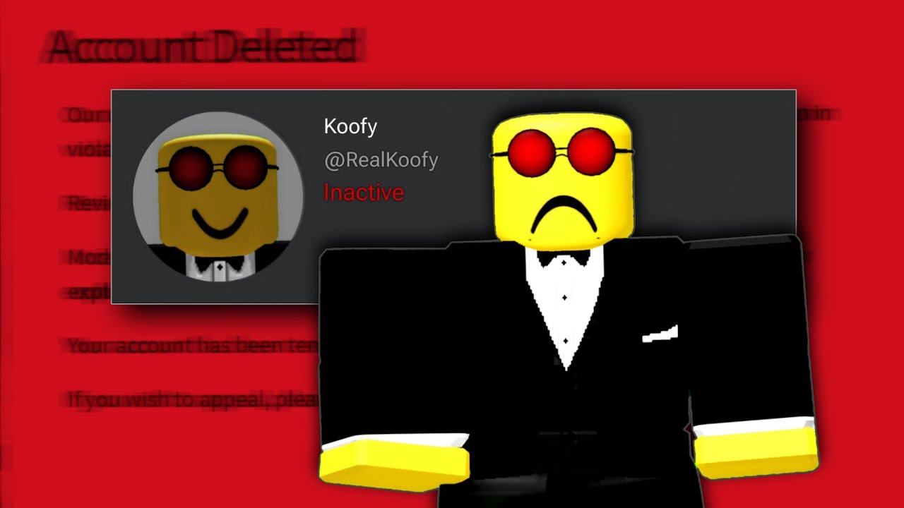 Koofy Is Officially BANNED From Roblox... - YouTube