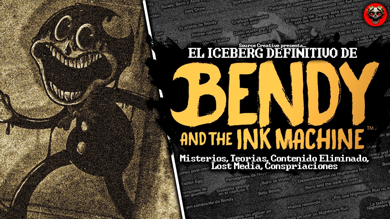 EL ICEBERG DEFINITIVO DE BENDY AND THE INK MACHINE - YouTube