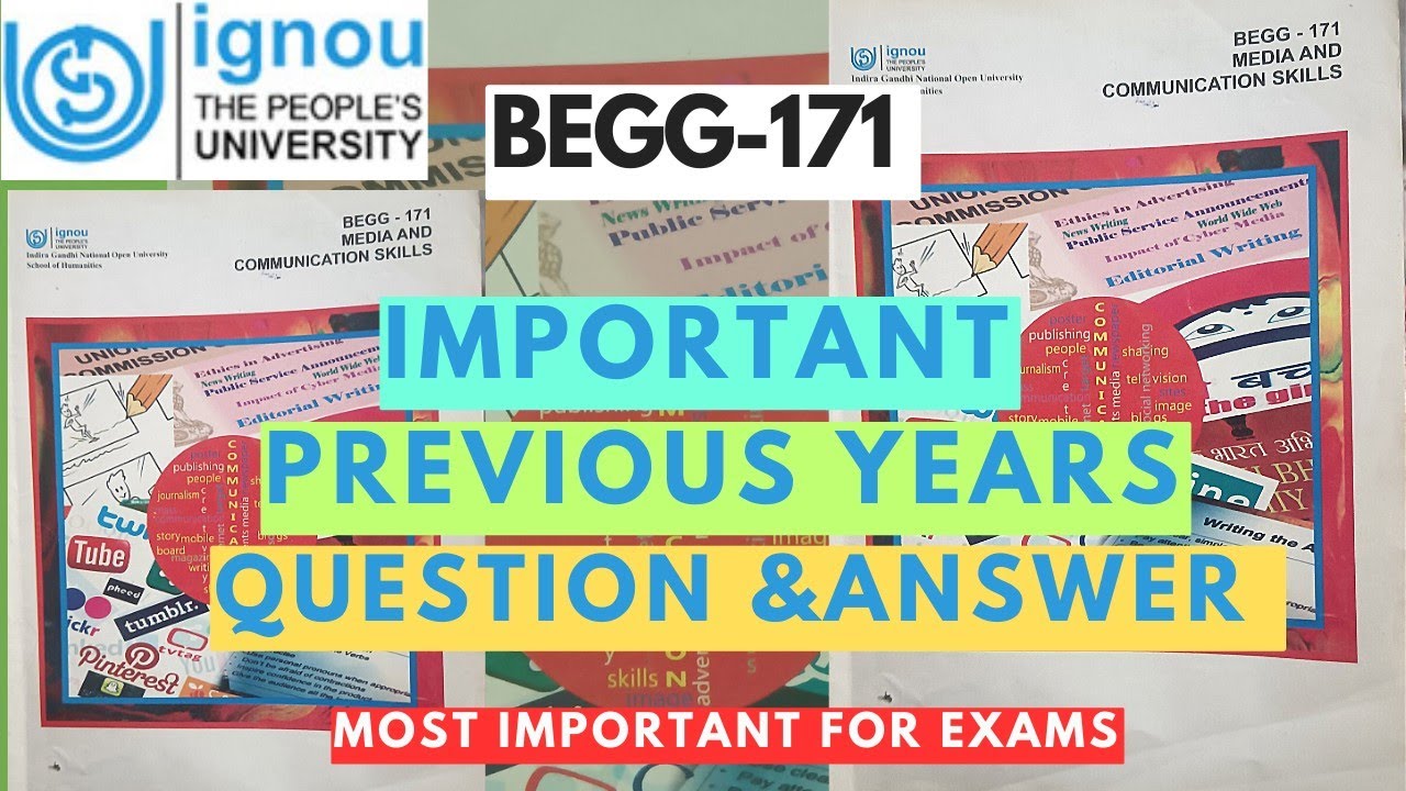 BEGG 171 important question answer | JUNE, 2022 #ignou # ...