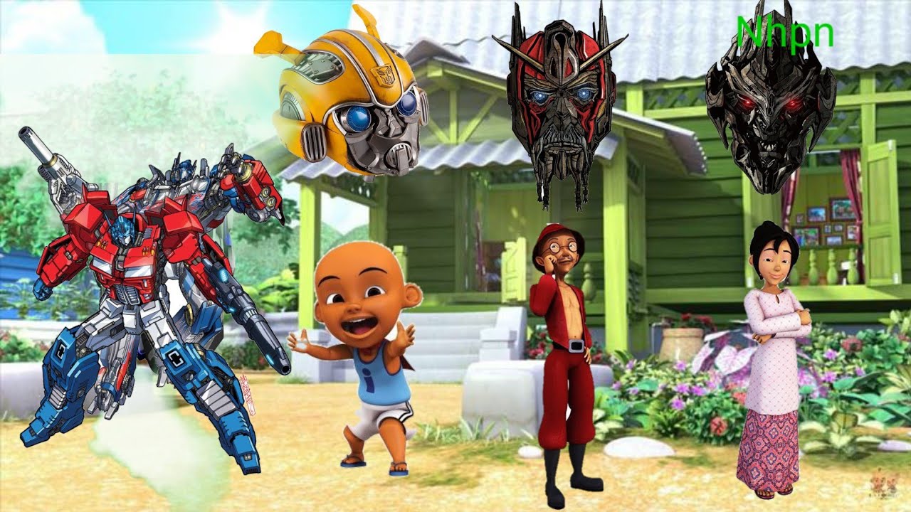 lucuuu || upin ipin jadi robot - YouTube