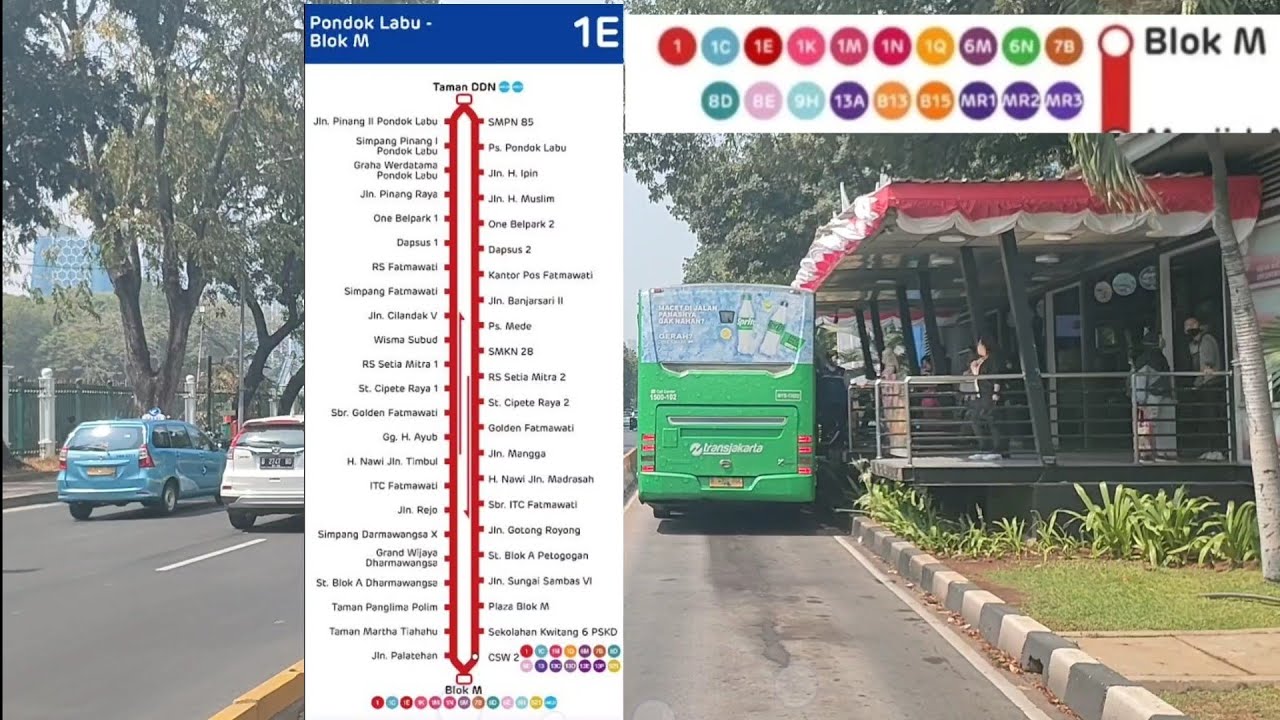Cara Naik Transjakarta DI BLOK M rute transit tujuan - YouTube