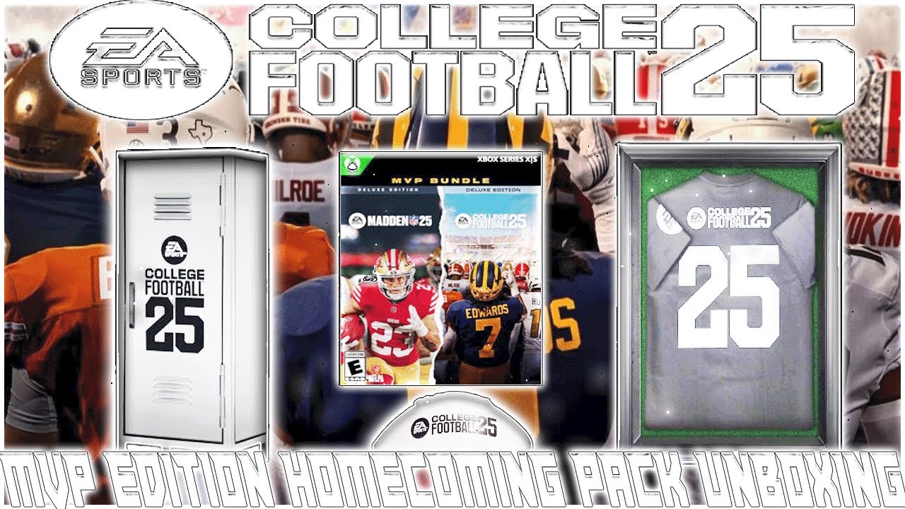 Epic EA Sports College Football 25 MVP Edition Homecoming Pack Unboxing ...