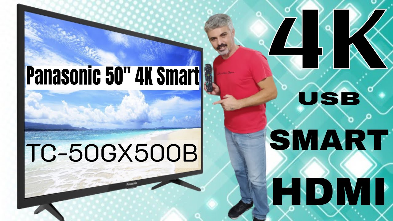 TV PANASONIC 50 | TV SMART 4K BOA E BARATA | SOM É BOM? IMAGEM ...