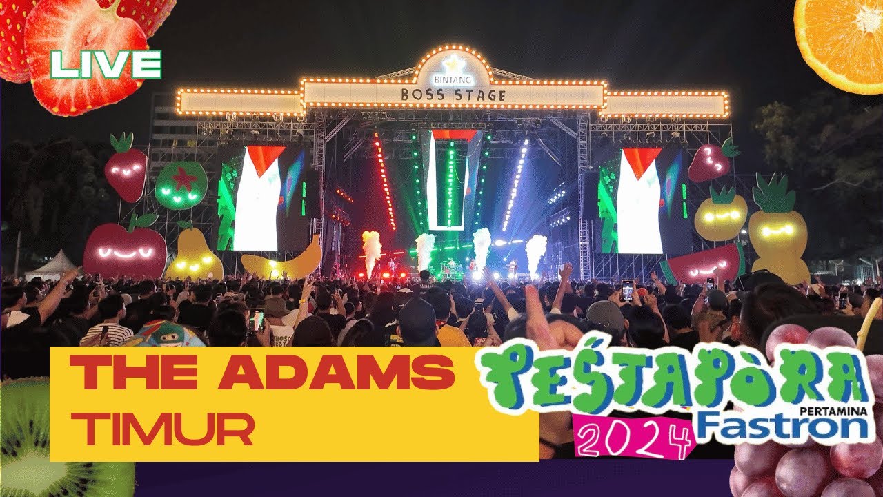 THE ADAMS - TIMUR | Live @ PESTAPORA 2024 - YouTube