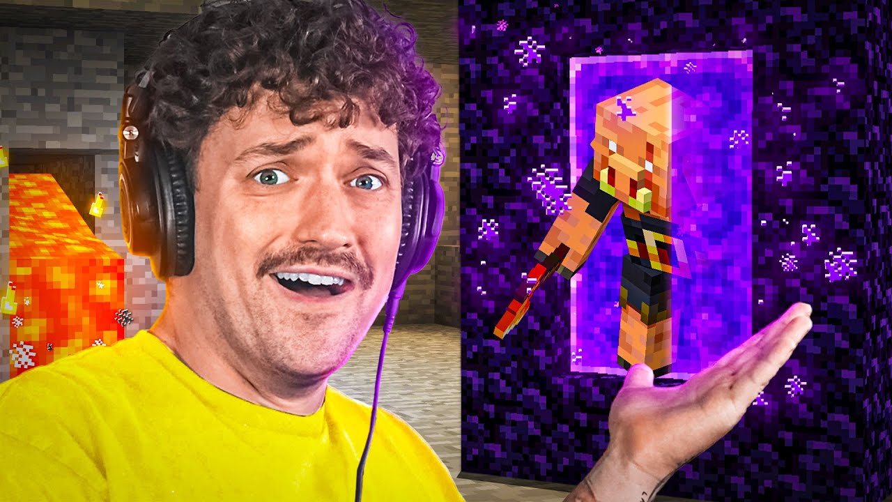 Crainer GOES TO THE NETHER In Minecraft Survival.. (fail) - YouTube