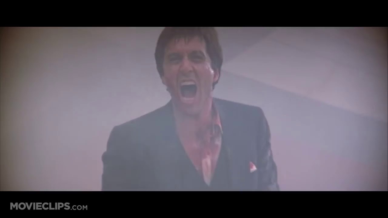 Scarface 1983 Say Hello to My Little Friend Scene 88 Movieclips mp4 ...