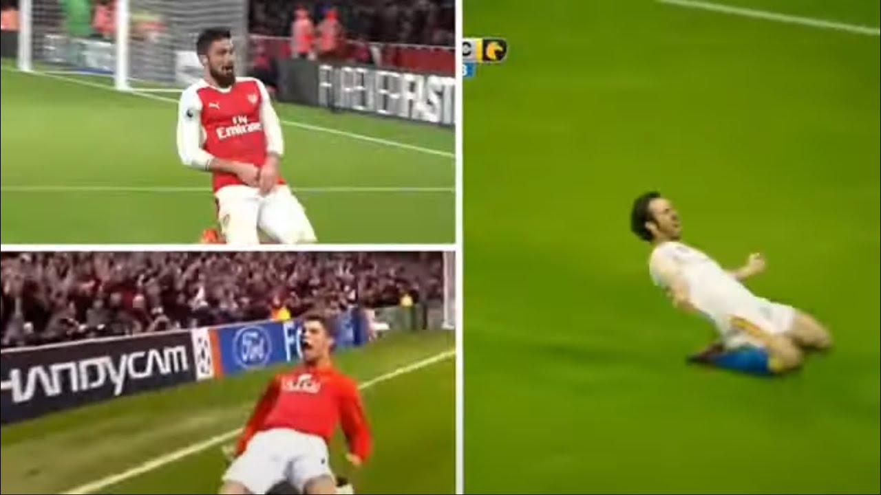 The Tragic History of Failed Soccer Knee Celebrations - YouTube