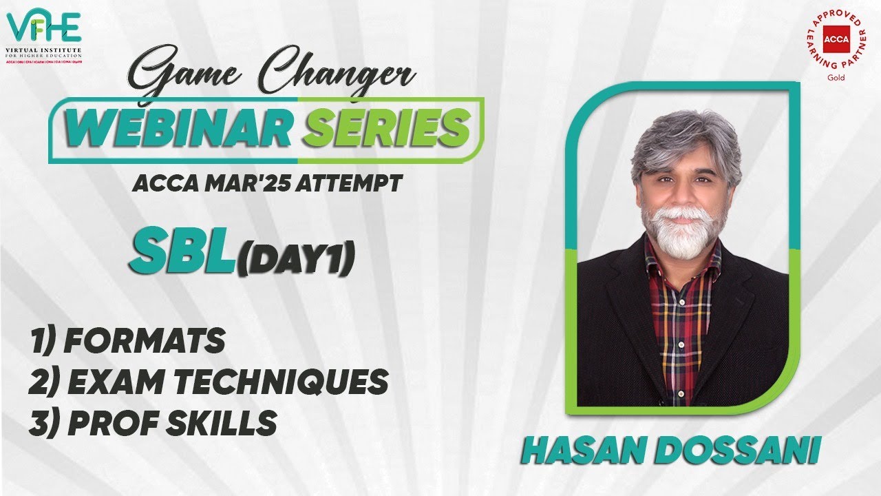 ACCA SBL | Day 1 | Formats, Exam Techniques & Professional Skills | Mar ...