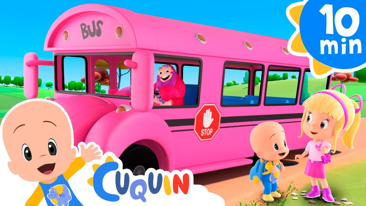 Las ruedas del bus colores | Divíértete con las aventuras de Cleo y ...
