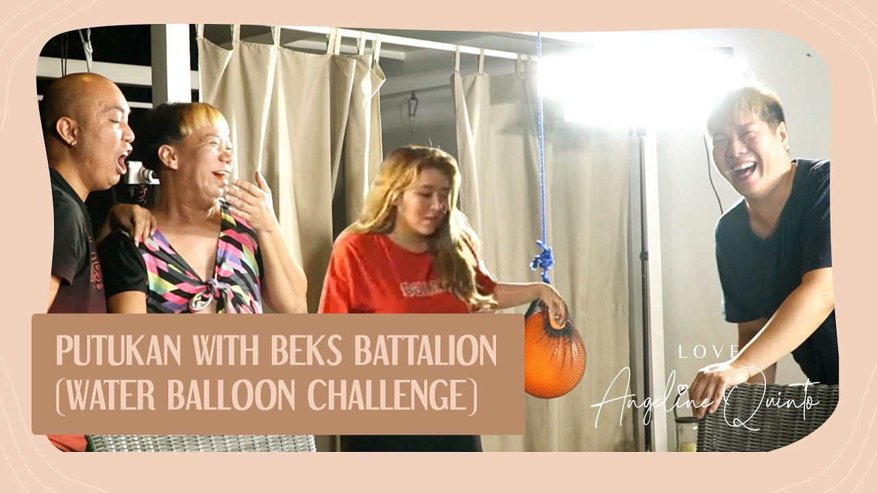 PUTUKAN WITH BEKS BATTALION! (WATER BALLOON CHALLENGE) | Love Angeline ...