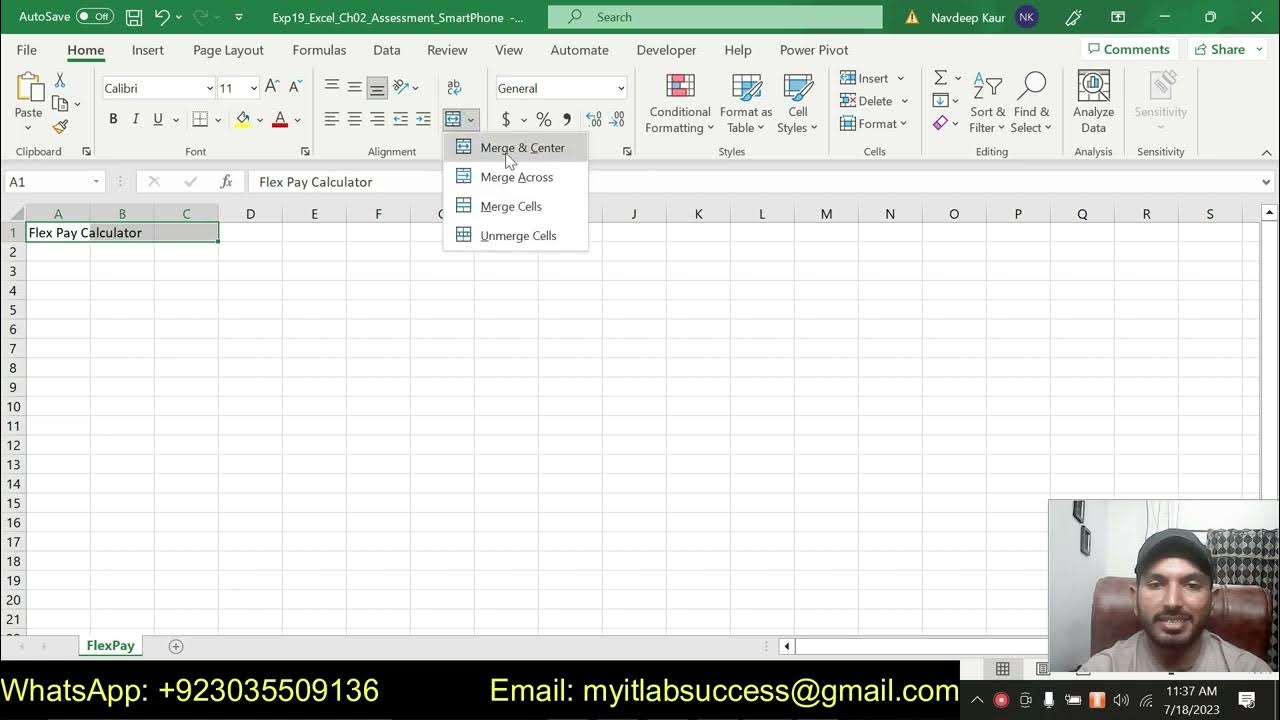Exp19_Excel_Ch02_ML2_SmartPhone | Excel Chapter 2 Mid-Level 2 – SmartPhone - YouTube