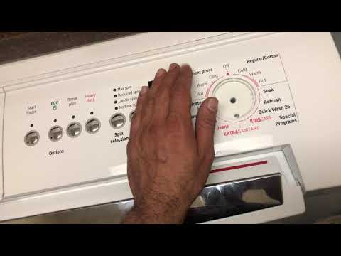 Bosch washer with broken knob repaired - YouTube