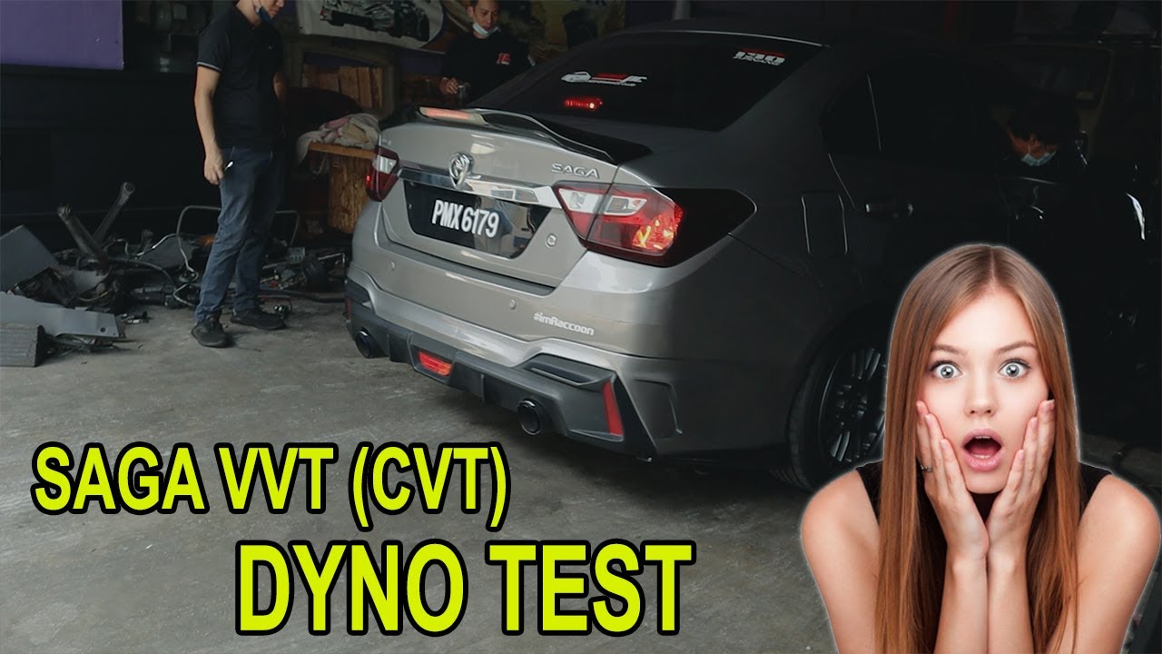 SAGA VVT (CVT) Dyno Test | 4K - YouTube