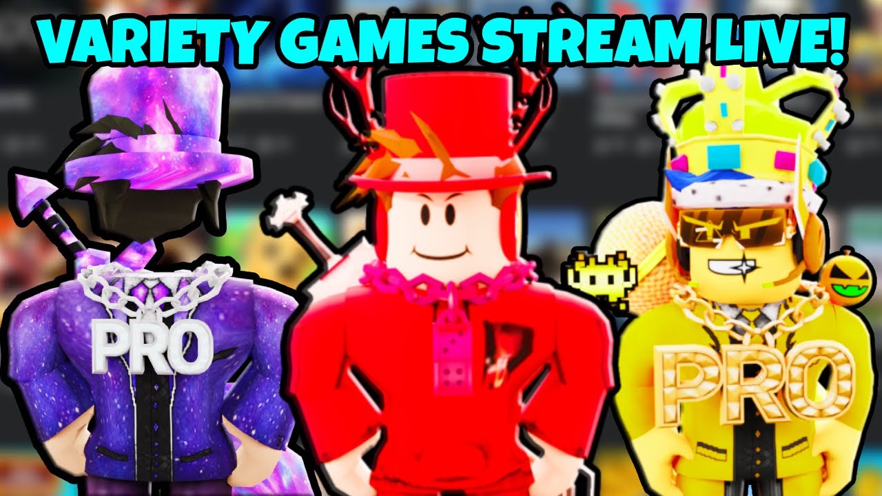 🔴ROBLOX VARIETY GAMES STREAM! JOIN IN! FT. @BrentCool & @DaRealKaizen ...