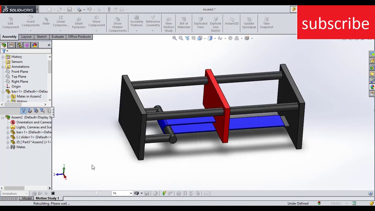 Sheet metal bending elongation animation in Solidworks - YouTube
