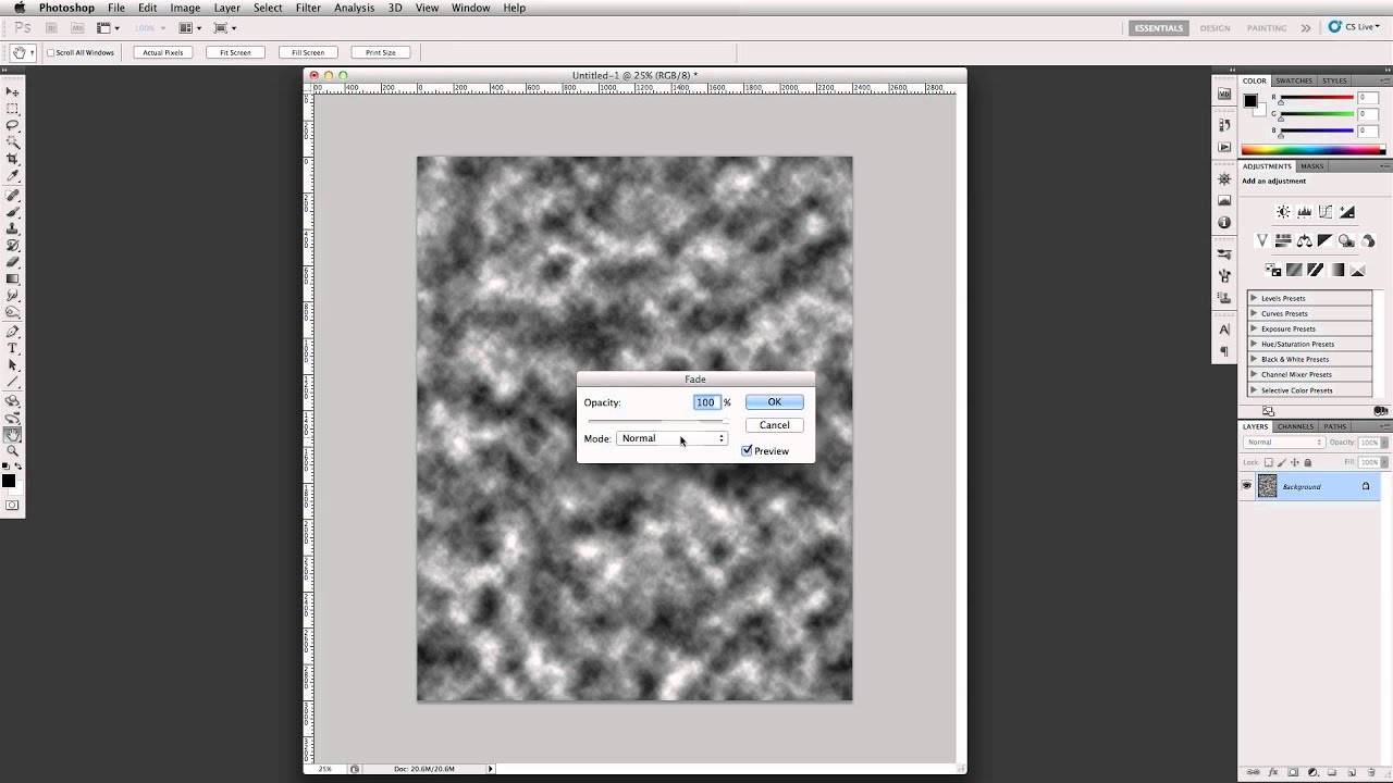 Create an "Edge Degrade" image in Photoshop - YouTube
