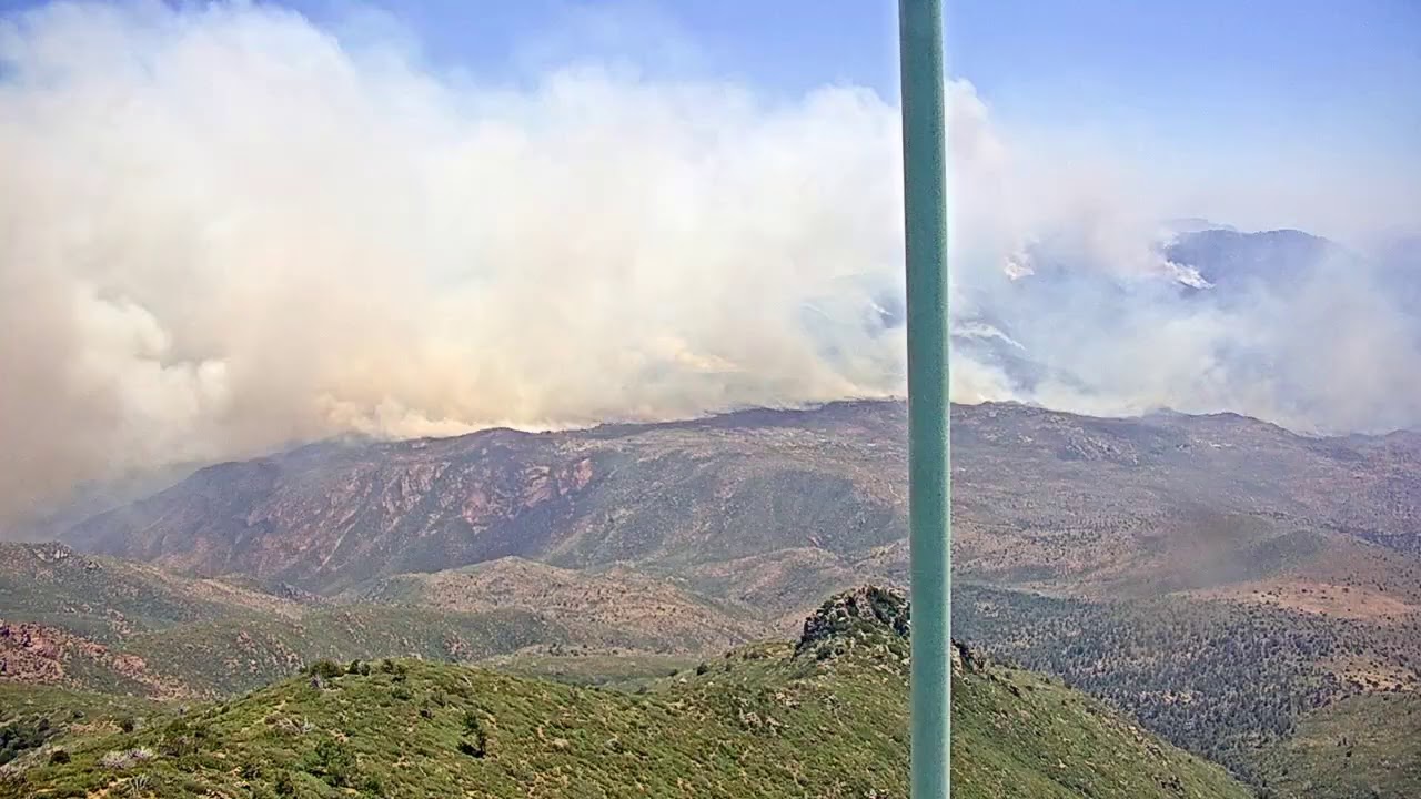 Mount Ord Watchtower Bush Fire - YouTube