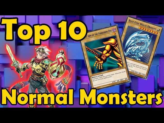 My top 10 FAVORITE normal monsters